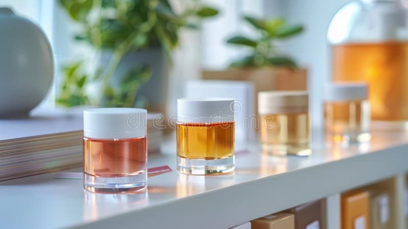 Retail Fragrance Sampling, Perfume Testers with Scent Strips Arranged ...