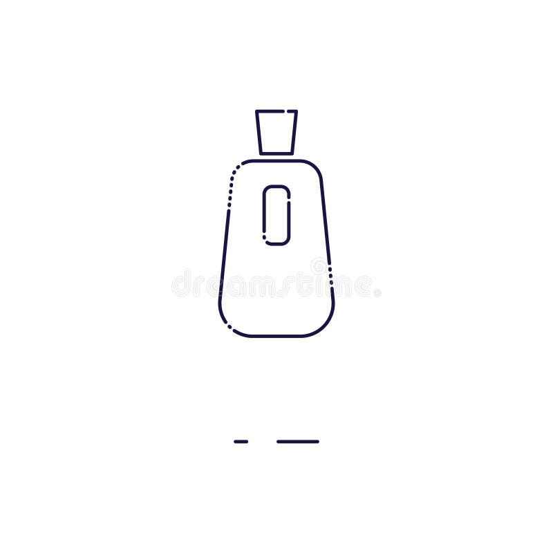 Perfume Thin Line Icon. Mbe Minimalism Style Stock Illustration ...