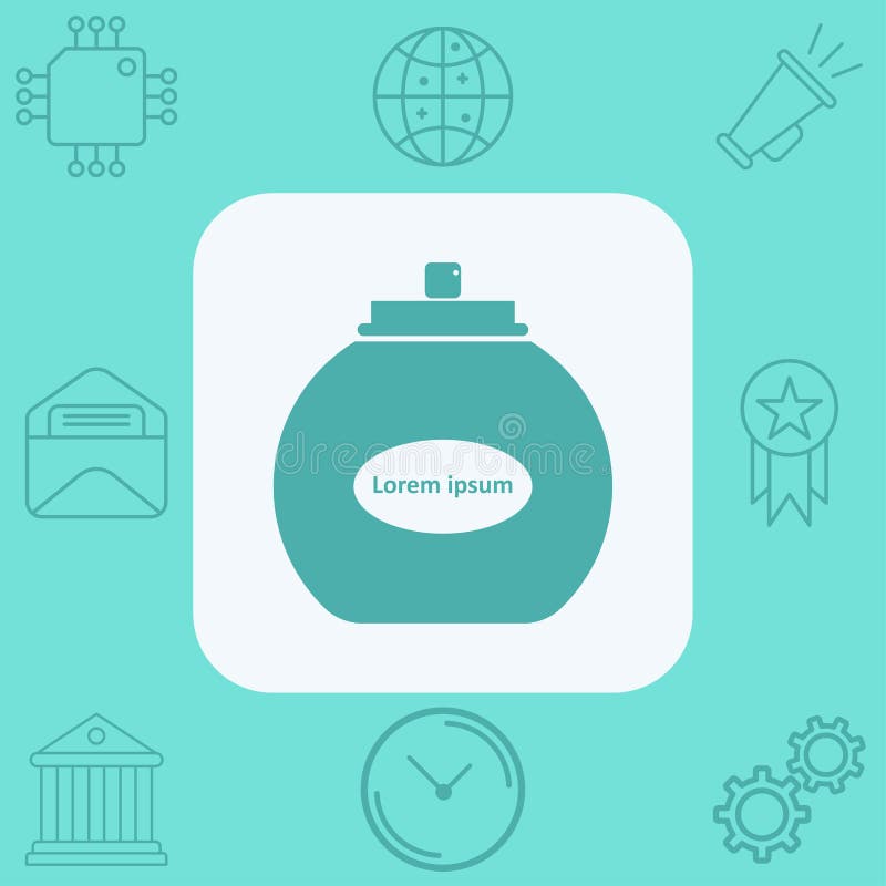 Perfume Vector Icon Sign Symbol Stock Illustration - Illustration of ...
