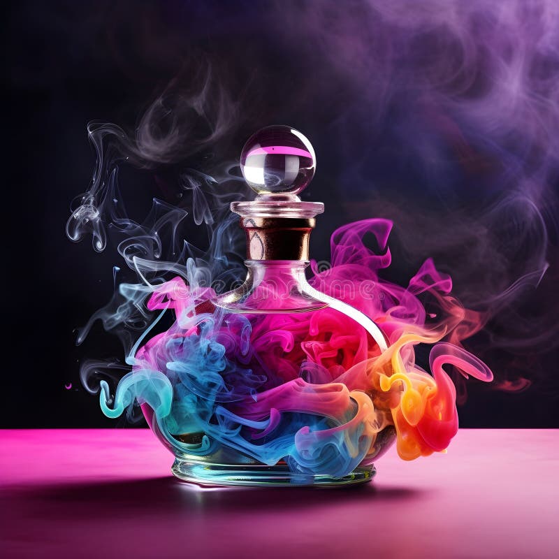 Perfumed Color Explosion stock illustration. Illustration of lighting ...