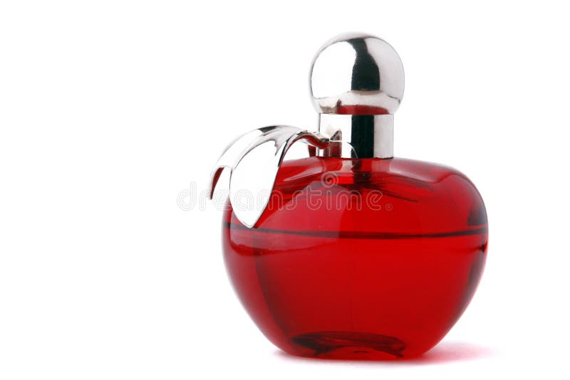 Blue perfume bottle stock photo. Image of isolated, vial - 12923058