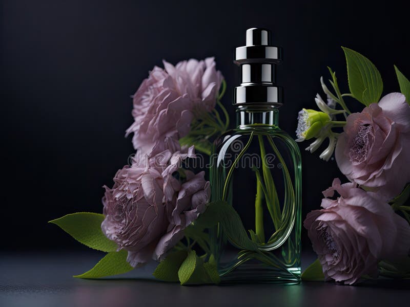 Perfumery Summer Fragrance Concept. Ai Generative Stock Illustration ...
