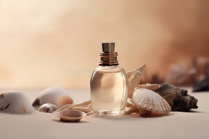 Perfumery Summer Fragrance Concept. Ai Generative Stock Illustration ...