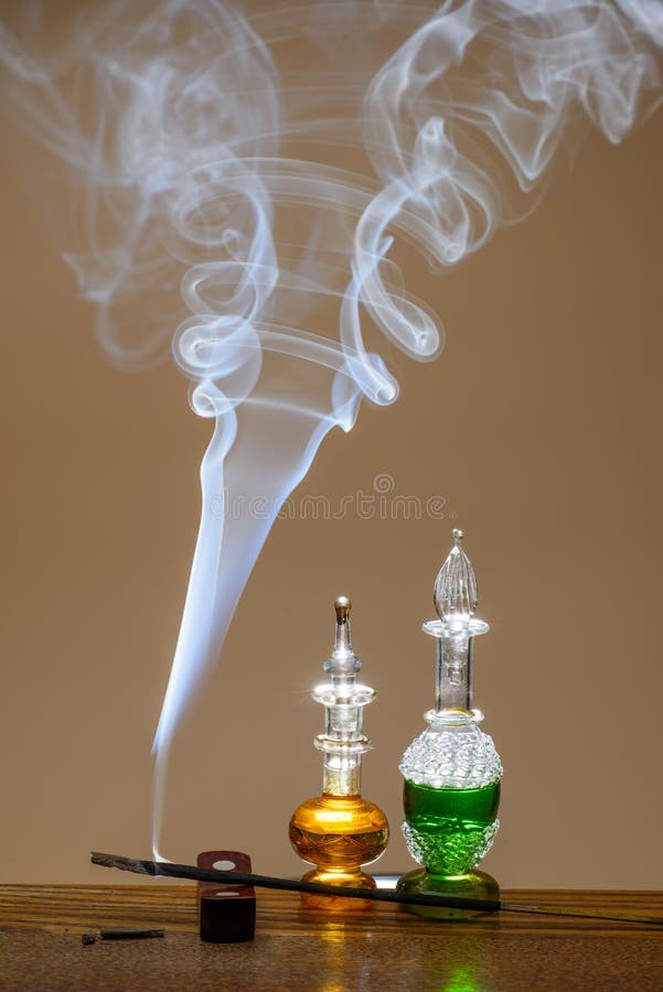 Perfumes and smoke stock photo. Image of beauty, elegance - 52269666