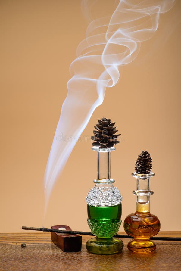 Perfumes and smoke stock image. Image of fashion, elegant - 52269685