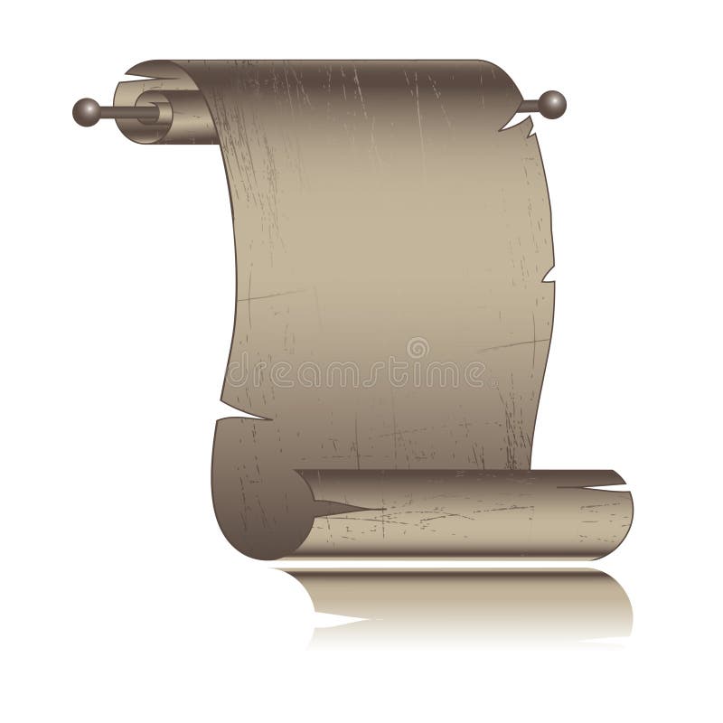 Pergament. Vektorgrafik vektor abbildung. Illustration von überholt ...
