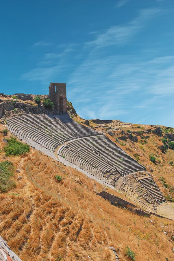 Pergamon stock image. Image of stage, greek, city, hill - 21182535
