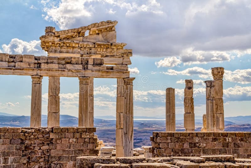 Pergamon stock photo. Image of trajan, landmark, temple - 22920222