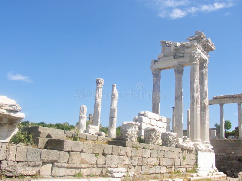 Temple of Zeus, Pergamon stock photo. Image of detail - 2059986