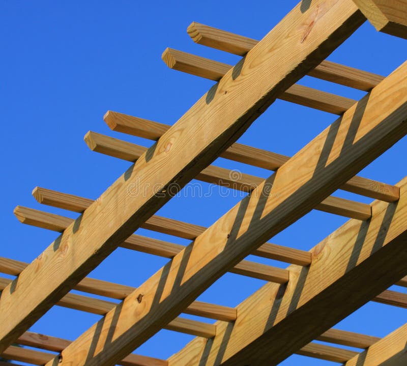 Pergola stock photo. Image of pergola, diagonal, blue - 13196902
