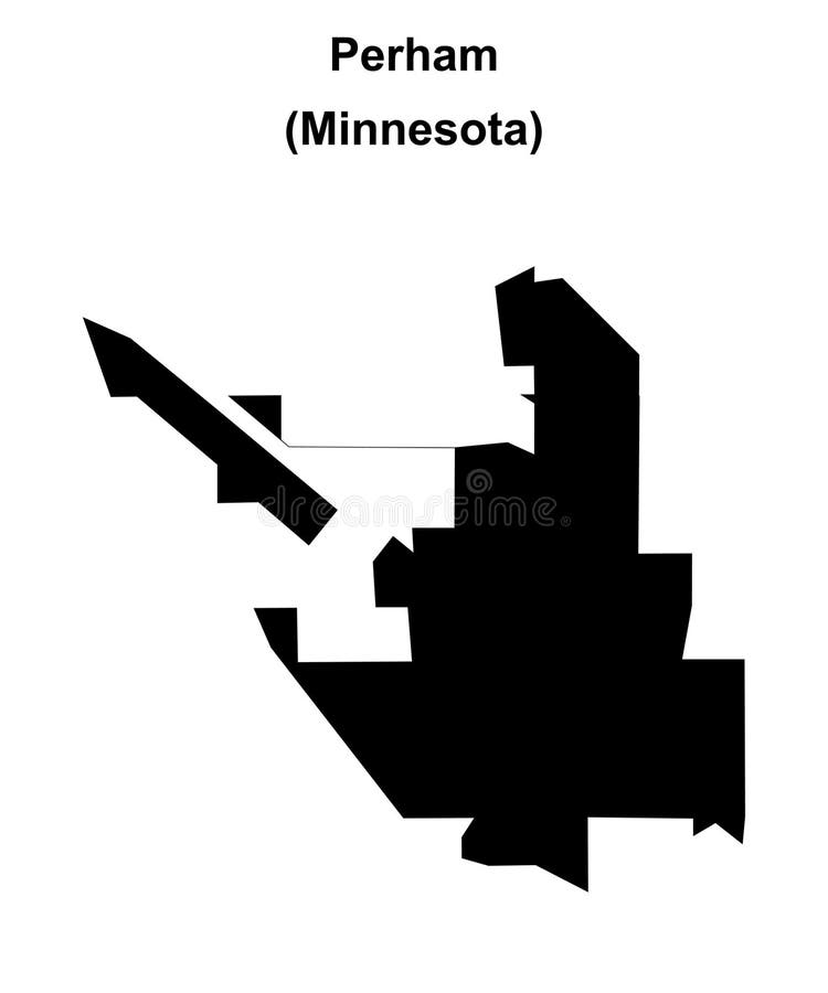 Perham Outline Map Stock Illustrations – 1 Perham Outline Map Stock ...
