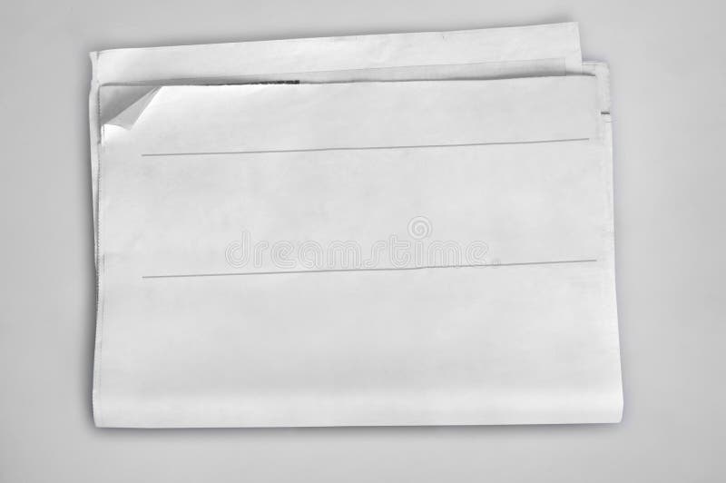 Periódico vacío foto de archivo. Imagen de notepaper - 36803976