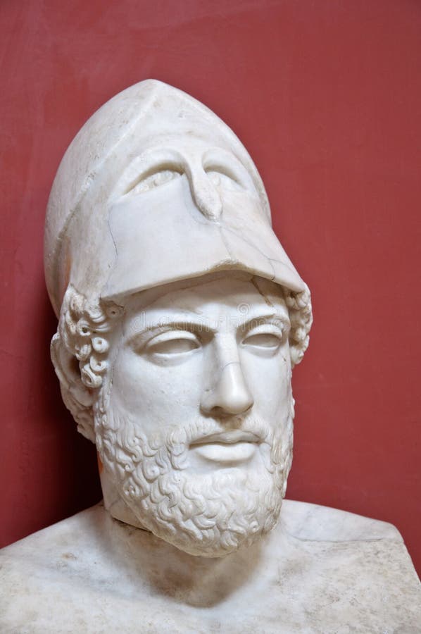 Bust of Pericles stock image. Image of greece, roman - 26438073