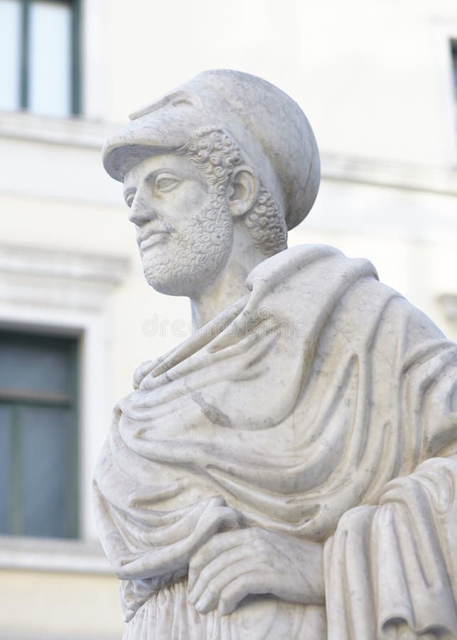 Pericles Statue at Athens Greece Stock Photo - Image of monument, close ...