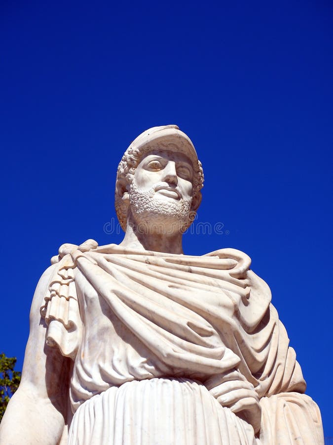 Pericles, Statue De Marbre Moderne, Athènes, Grèce Photo stock - Image ...