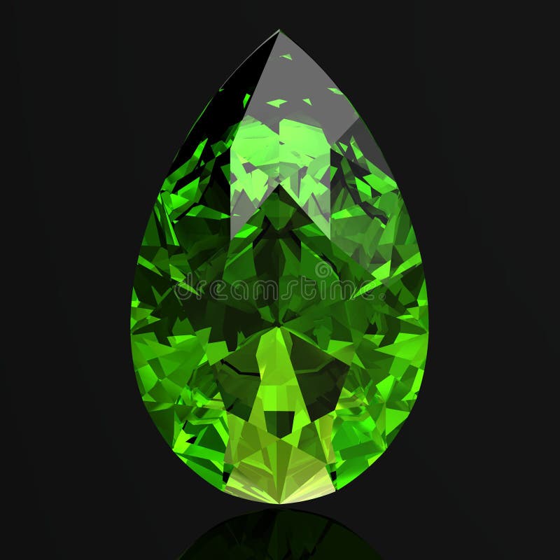 Peridot stock illustration. Illustration of brilliant - 25605952
