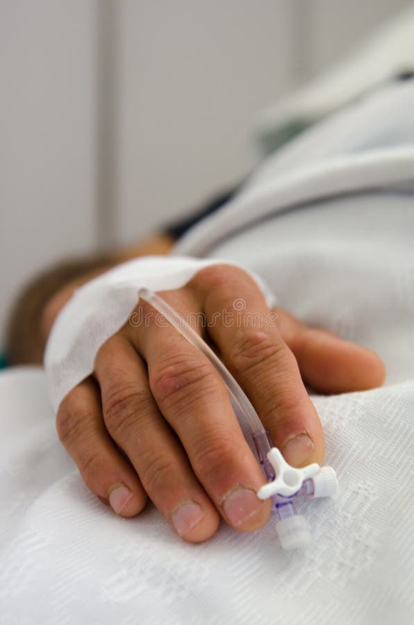 Perifer Venös Katetervenflon I Hand Arkivfoto - Bild av klinik, skada ...