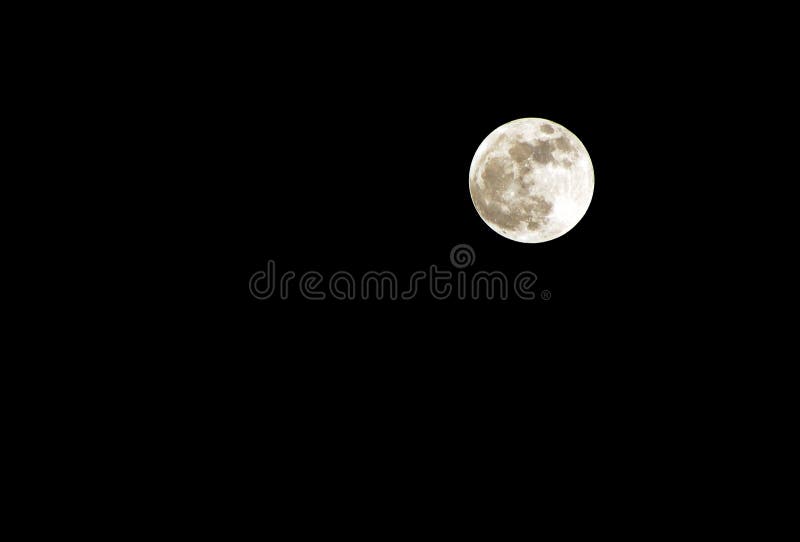 Perigee Full Moon stock image. Image of earth, moon, thirds - 24643327