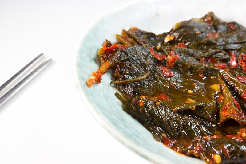 Perilla Leaf kimchi stock image. Image of close, fresh - 31550131