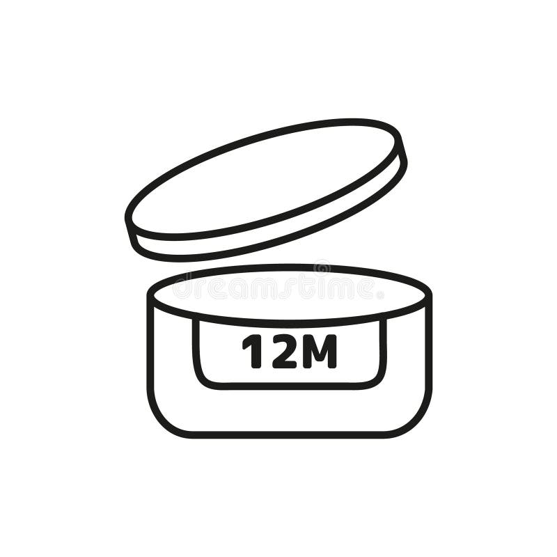 PERIOD after OPENING Flat Line Symbol Set Stock Illustration ...