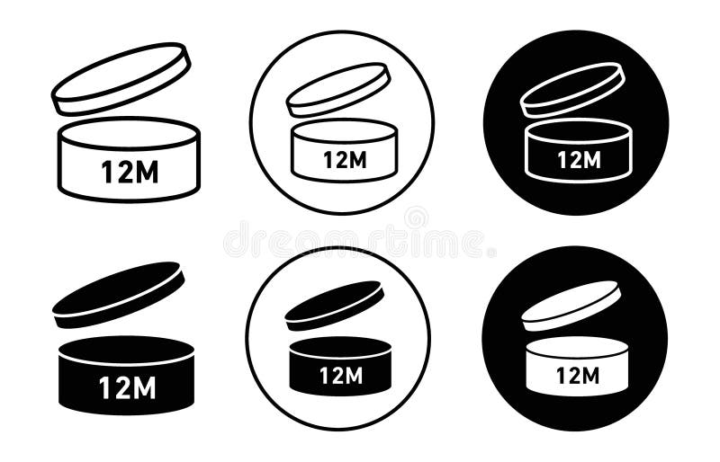 Period after Opening 12m Icon Stock Illustration - Illustration of ...