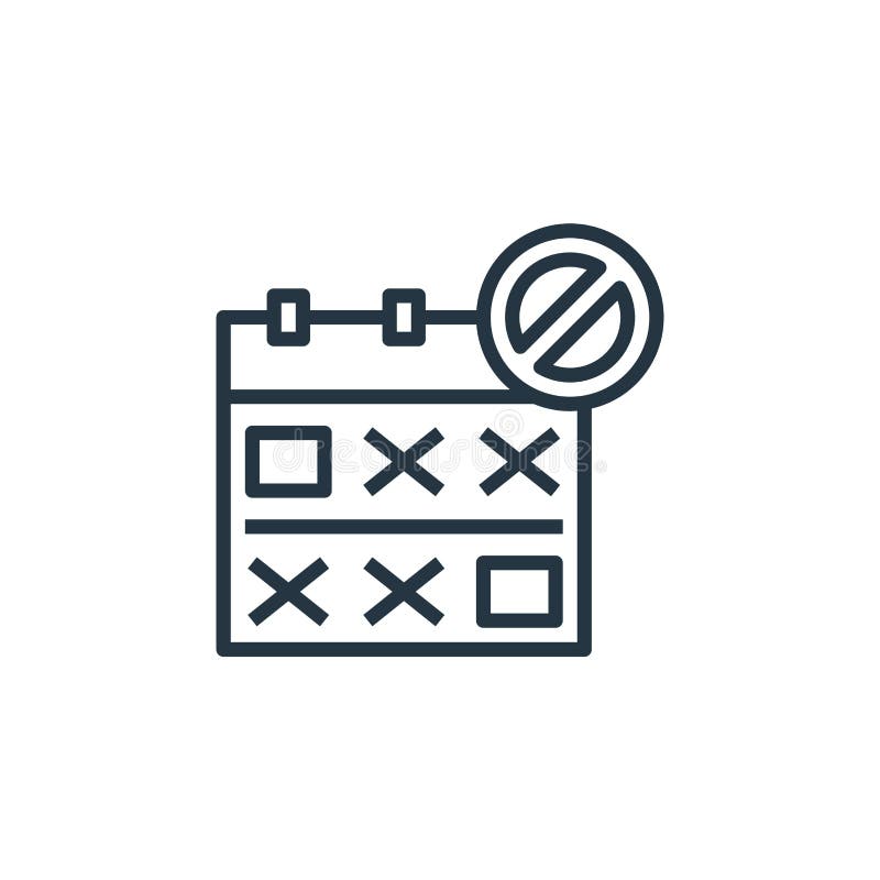 Period Vector Icon. Period Editable Stroke. Period Linear Symbol for ...