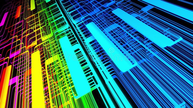 The Periodic Pattern of Simple Shapes Makes this VJ Loop Easy To ...