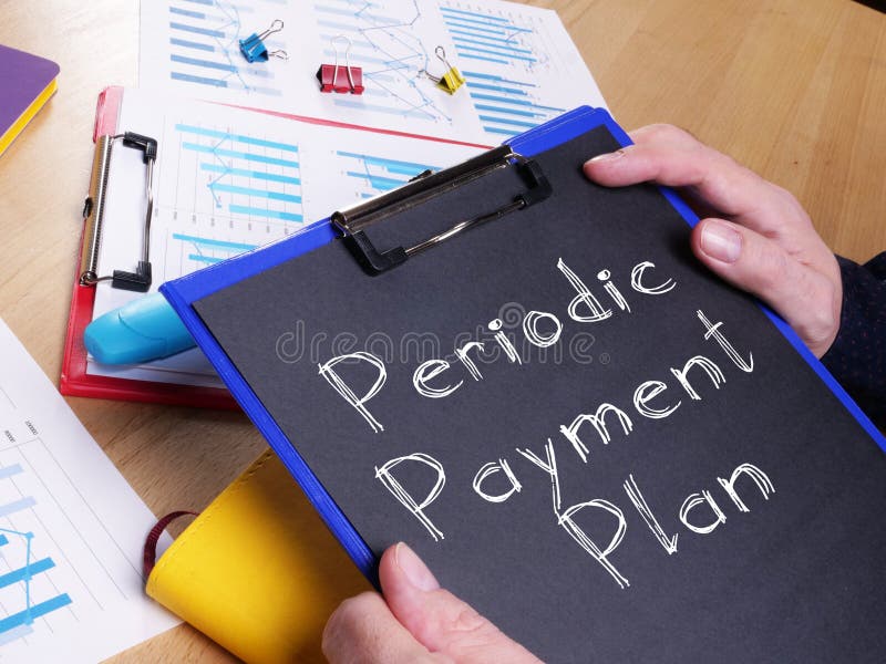 Periodic Payment Plan is Shown on the Business Photo Using the Text ...