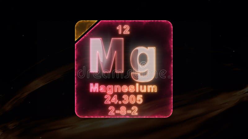 Modern Periodic Table Element Magnesium Stock Illustration ...