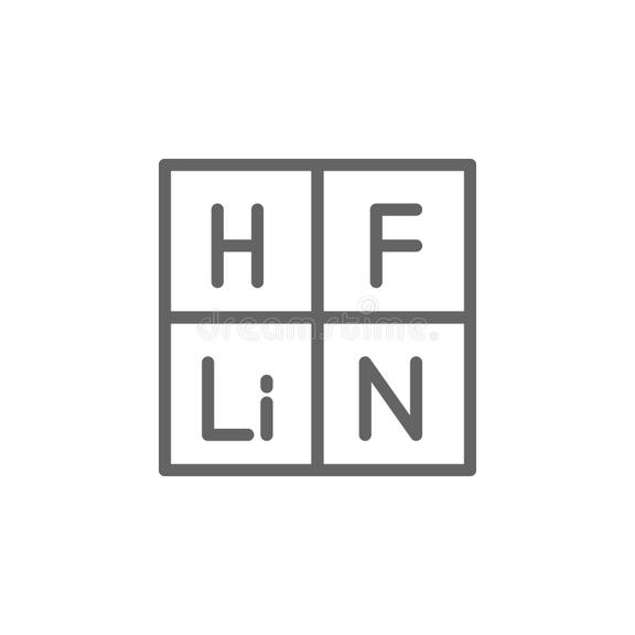 Periodic Table, Chemistry Icon. Element of Bio Engineering Illustration ...