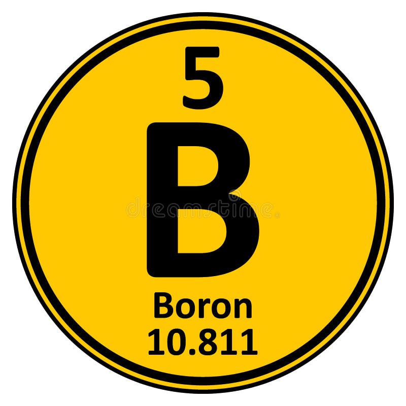 Periodic Table Element Boron Icon Stock Illustration - Illustration of ... Periodic Table Element Boron Icon Stock Illustration - Illustration of ...