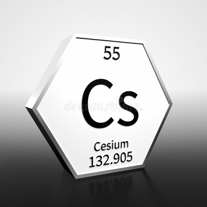 Cesium Periodic Stock Illustrations – 114 Cesium Periodic Stock ...