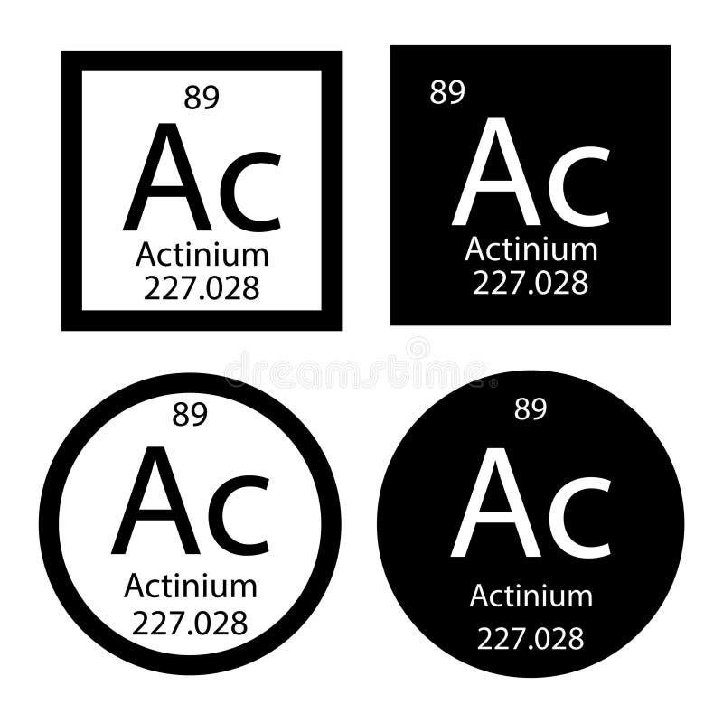 Periodic Table Element Chemical Symbol Actinium Molecule Chemistry ...