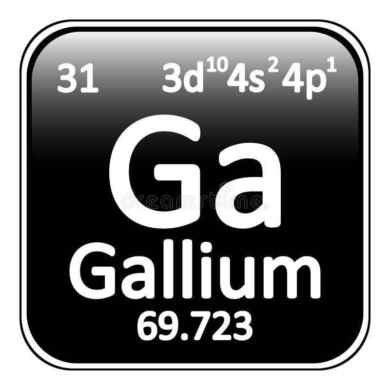 Gallium Periodic Table Stock Illustrations – 327 Gallium Periodic Table ...