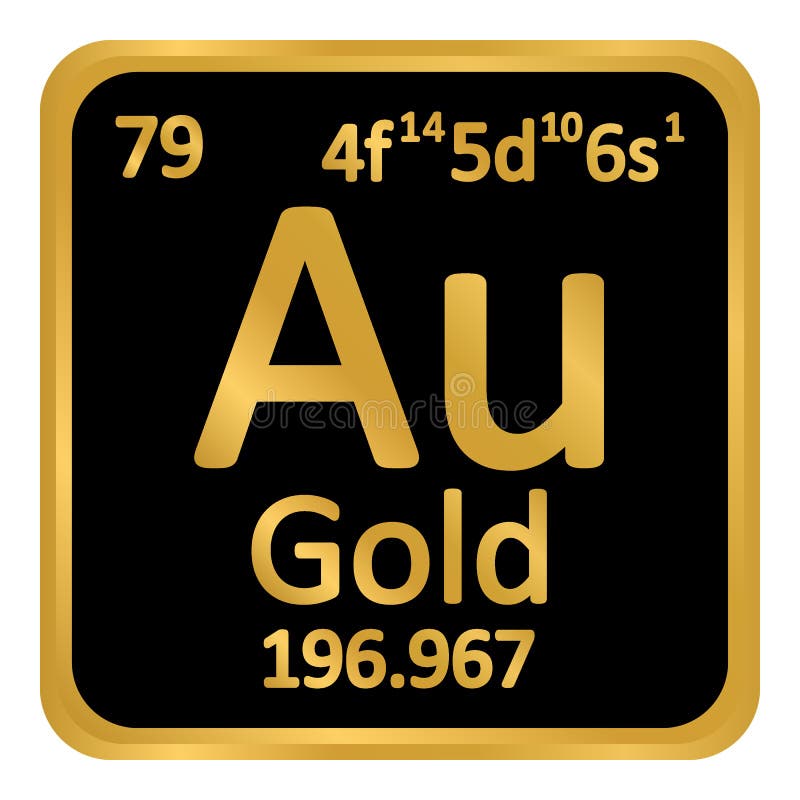 Periodic Symbol Gold Stock Illustrations – 1,195 Periodic Symbol Gold ...