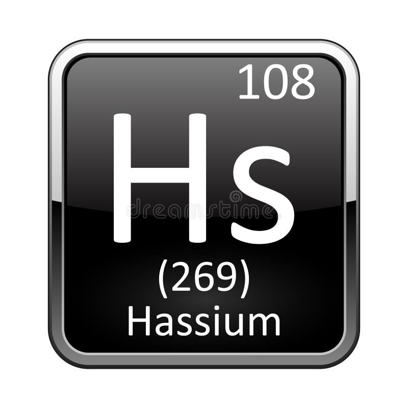 Hassium Symbol Stock Illustrations – 154 Hassium Symbol Stock ...
