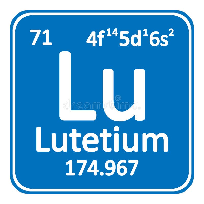Lutetium Symbol Stock Illustrations – 153 Lutetium Symbol Stock ...