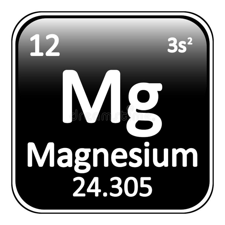 Magnesium Molecule Black White Stock Illustrations – 149 Magnesium ...