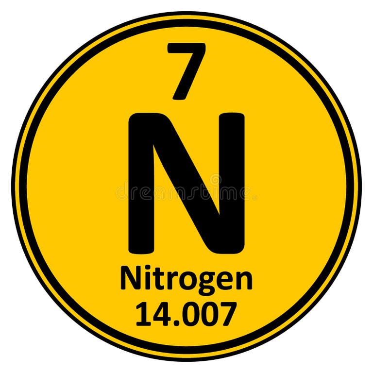Nitrogen Chemical Element Button Stock Illustrations – 117 Nitrogen ...