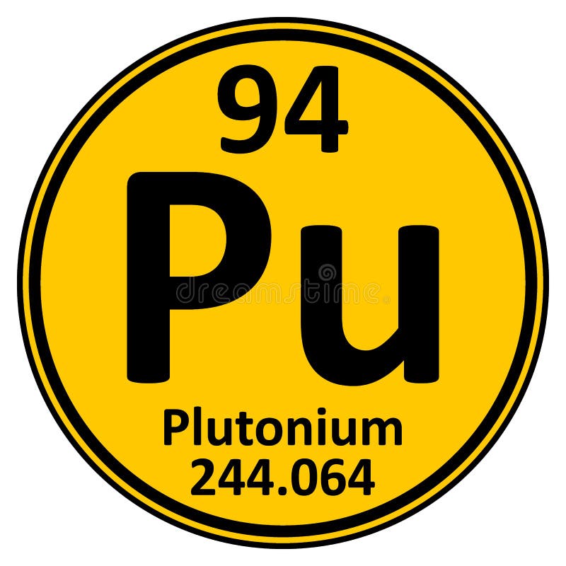 Periodic Table Element Plutonium Icon Stock Illustration - Illustration ...