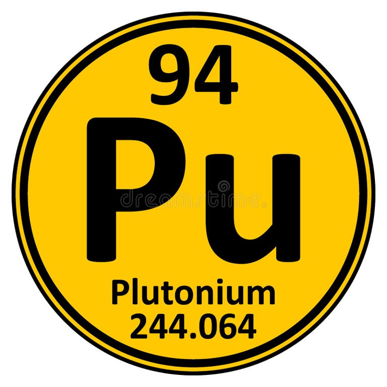 Periodic Table Element Plutonium Icon Stock Illustration - Illustration ...