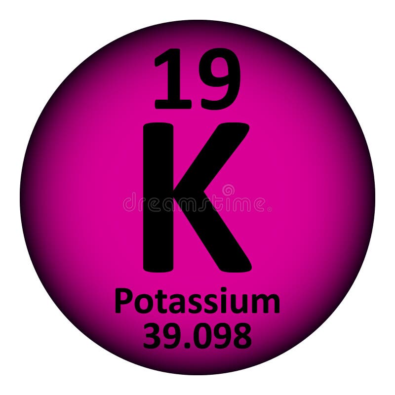 Potassium Icon. Mineral Drop Pill Capsule Stock Illustration ...