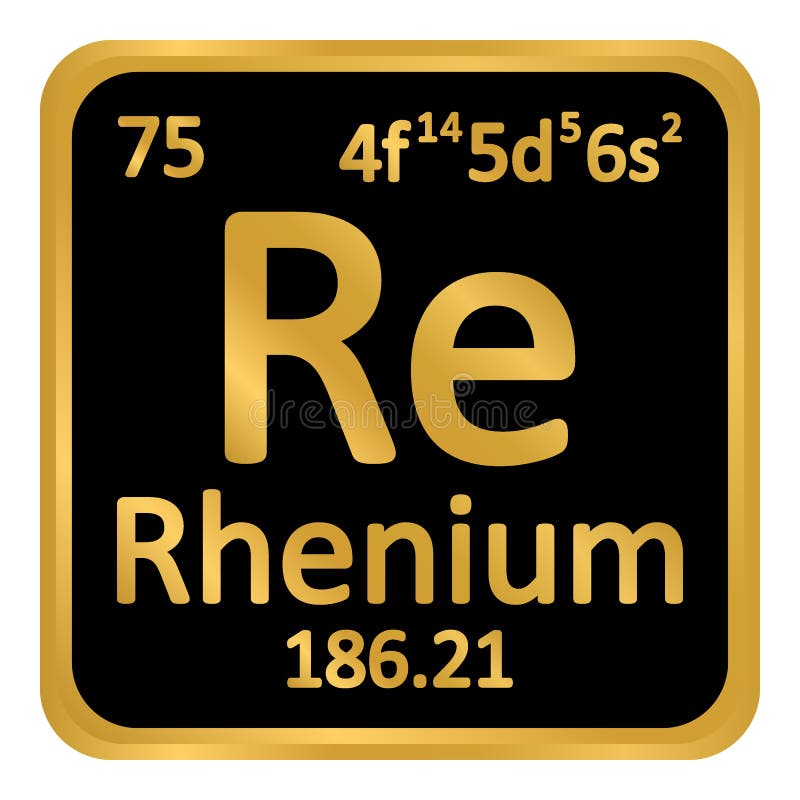 Rhenium Symbol Stock Illustrations – 233 Rhenium Symbol Stock ...