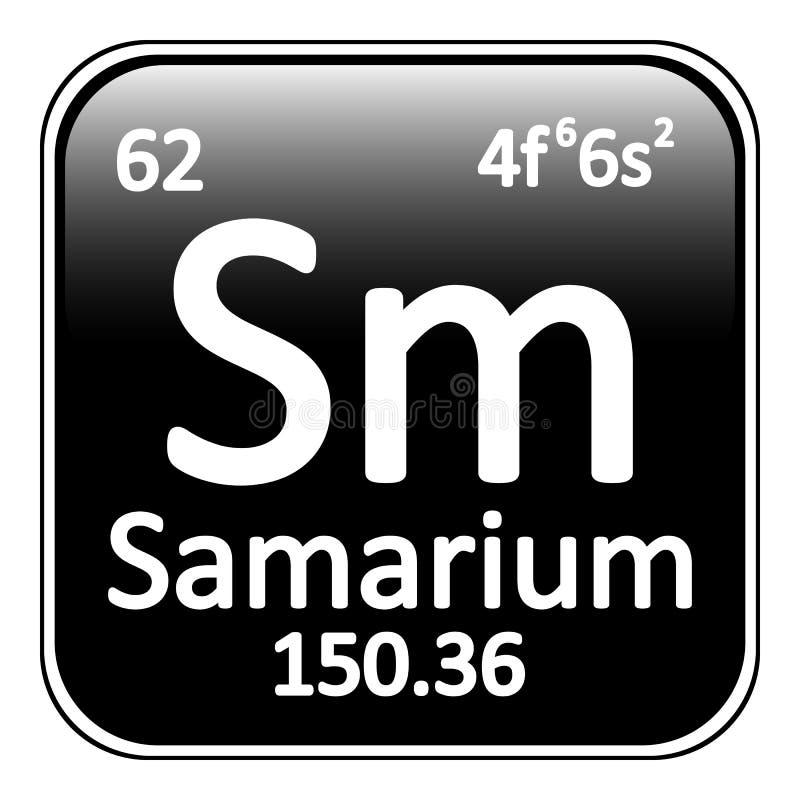 Periodic Table Element Samarium Icon Stock Illustrations – 146 Periodic ...