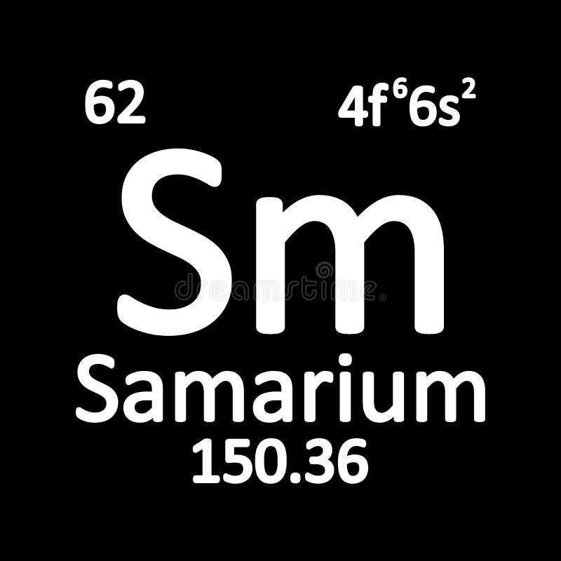 Periodic Table Element Samarium Icon Stock Illustrations – 154 Periodic ...