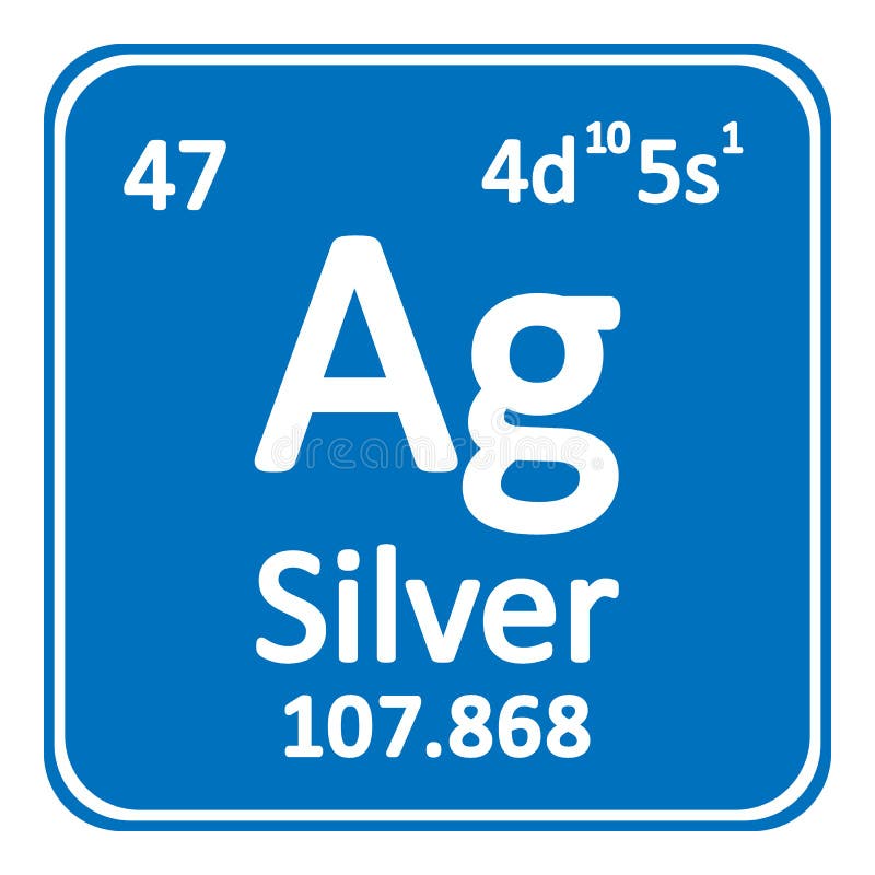 Periodic Table Element Silver Icon Stock Illustrations – 682 Periodic ...