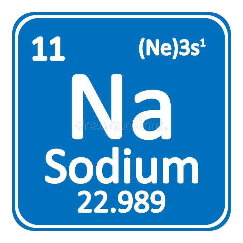 Periodic Table Element Sodium Stock Illustrations – 558 Periodic Table ...