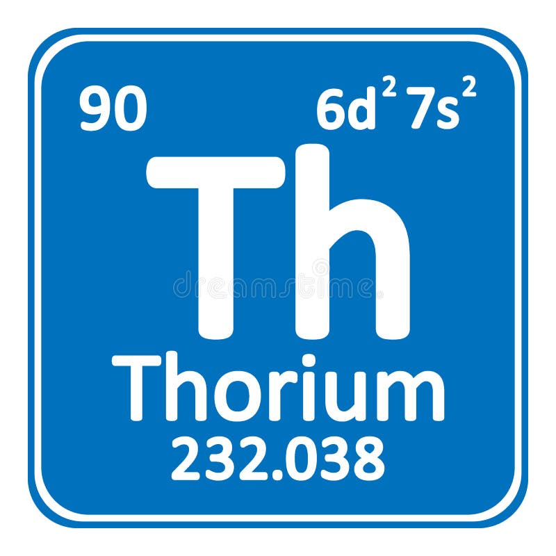 Periodic Table Element Thorium Icon. Stock Illustration - Illustration ... Periodic Table Element Thorium Icon. Stock Illustration - Illustration ...