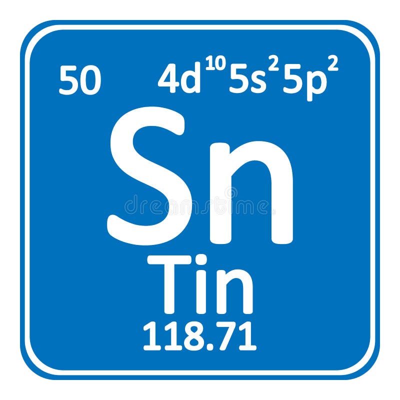 Periodic Table Tin Stock Illustrations – 419 Periodic Table Tin Stock ...