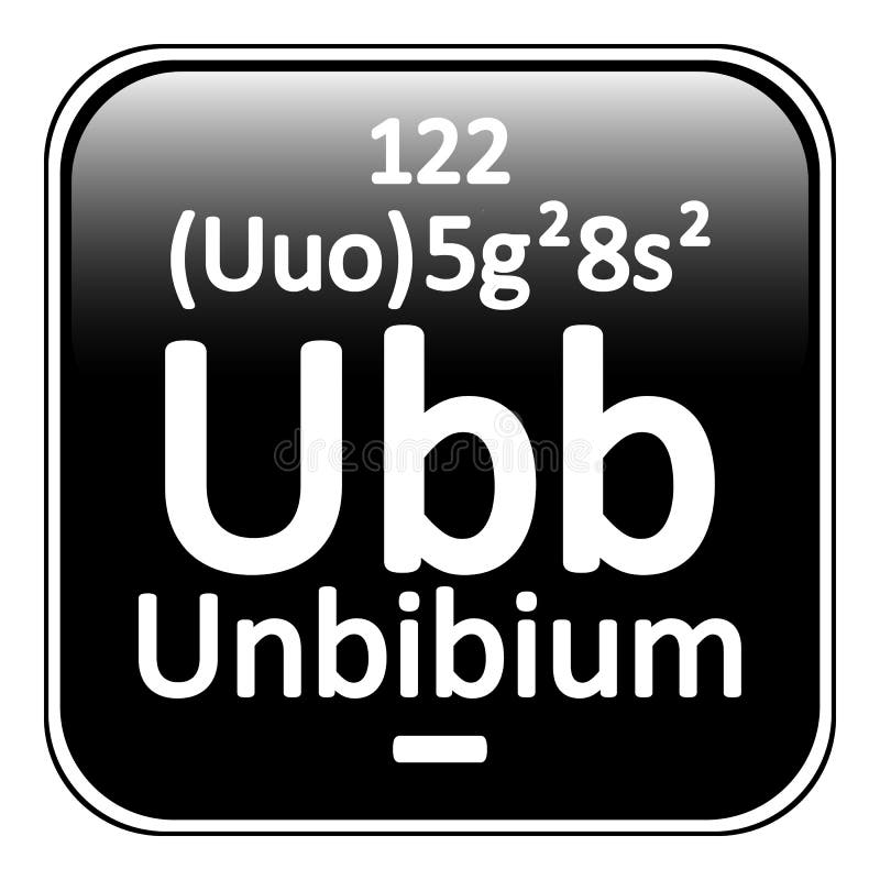 Element Unbibium Stock Illustrations – 13 Element Unbibium Stock ...